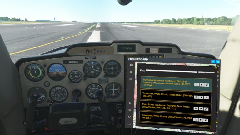 Maps: VFR, Waypoints and More – FSKneeboard